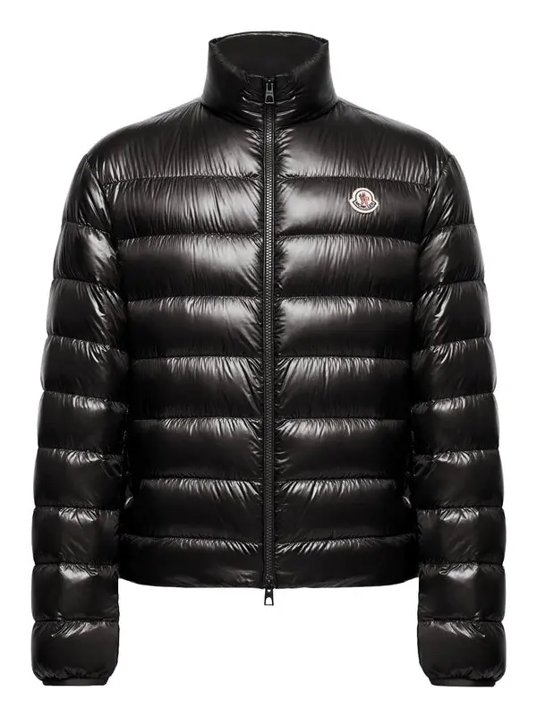 Moncler Water-repellent Micro Ripstop Down-filled Jacket With Drawstring Hem - Nero