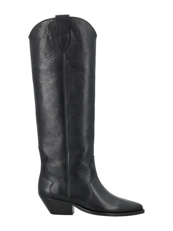 Isabel Marant Étoile Knee-high Western Boots - Nero