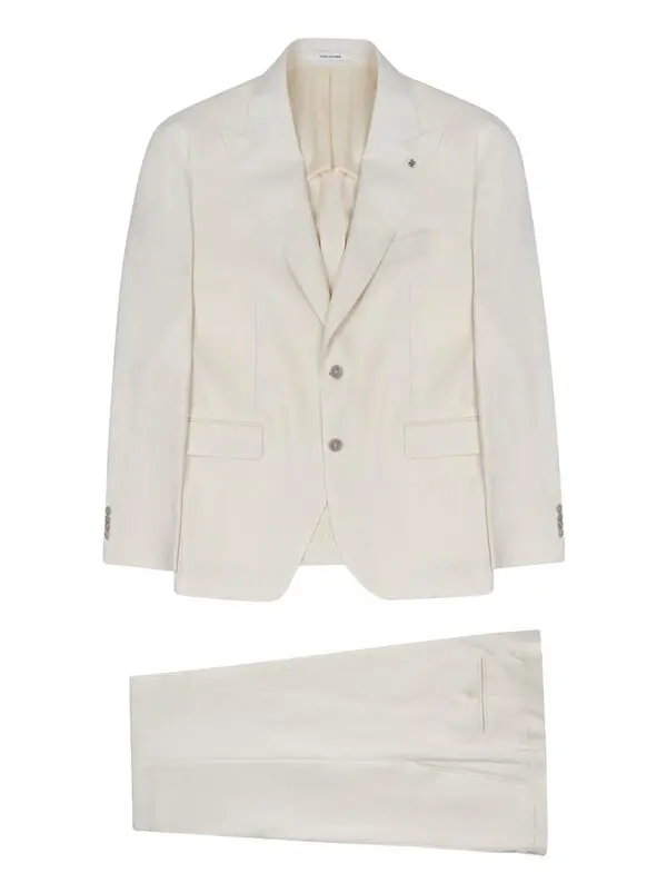 Tagliatore Tailored Linen Suit - Multicolour