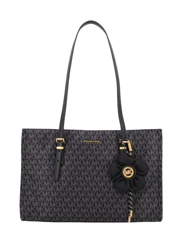 Michael Kors Monogram Tote Bag - Black