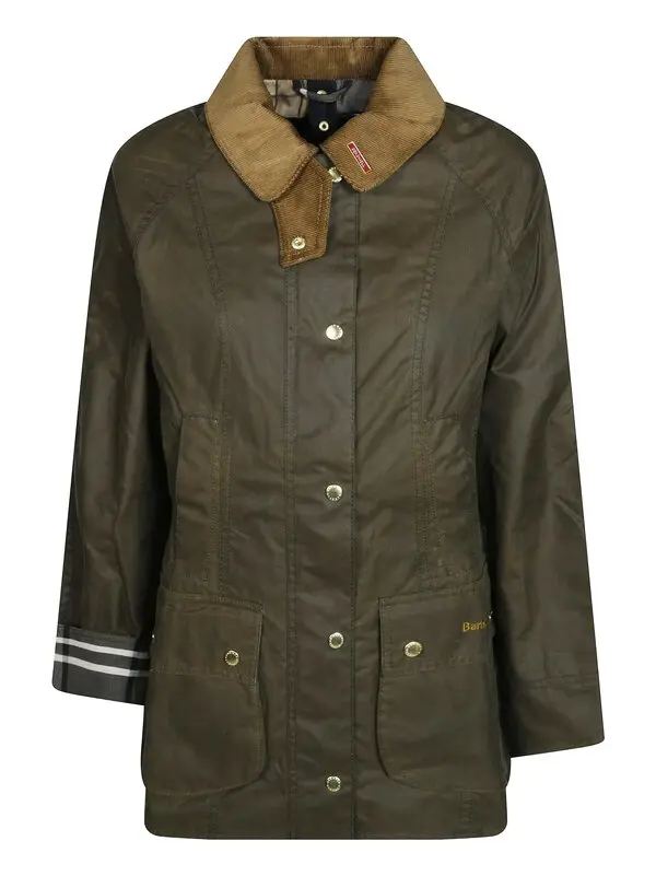 Barbour Beadnell Waxed Jacket - Verde