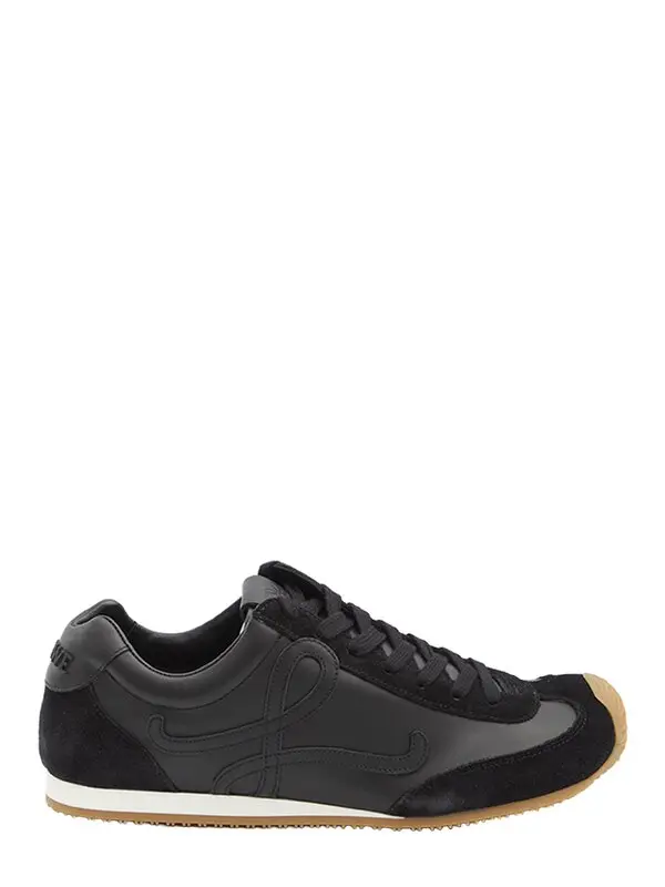 Loewe Ballet Runner 2.0 Leather Sneakers - Black