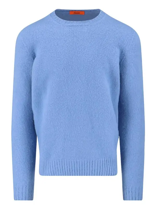 DRUMOHR Crewneck Wool Sweater - Blue
