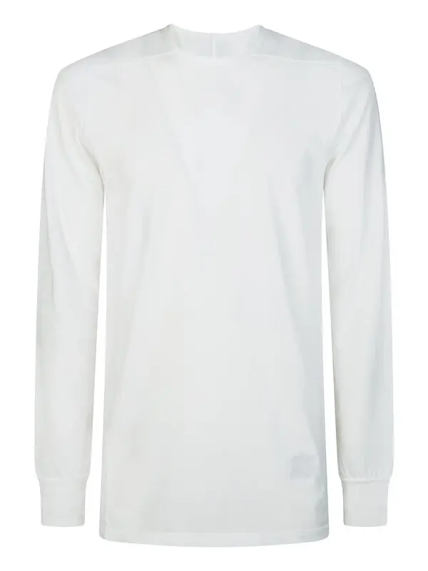 Rick Owens Long Sleeve Level T-shirt - Bianco