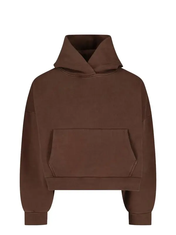 ENTIRE STUDIOS Cropped Hoodie - Brown