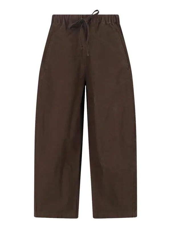 ENTIRE STUDIOS Wide-leg Drawstring Pants - Brown
