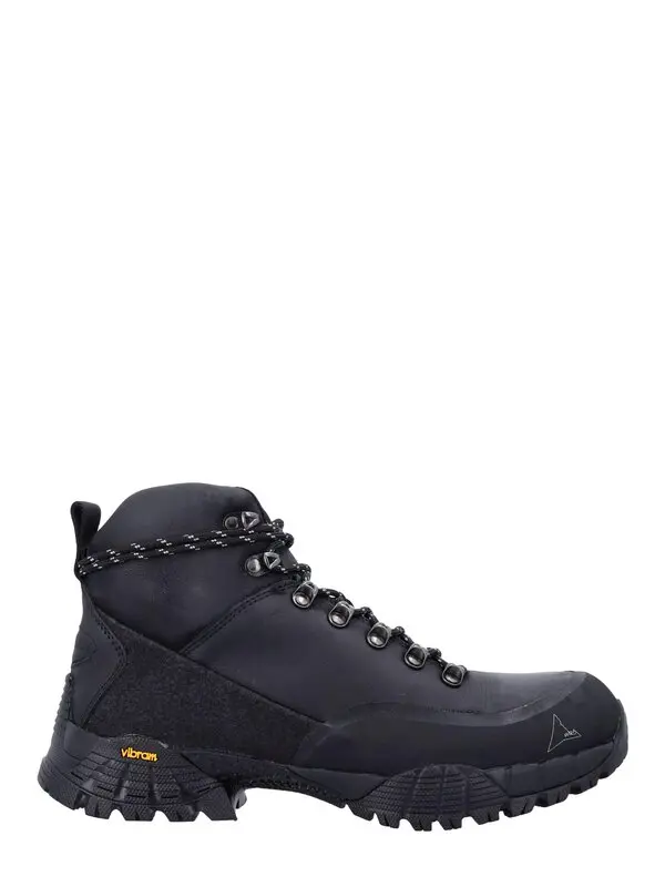 ROA High Top Hiking Boots With Vibram Sole - Nero