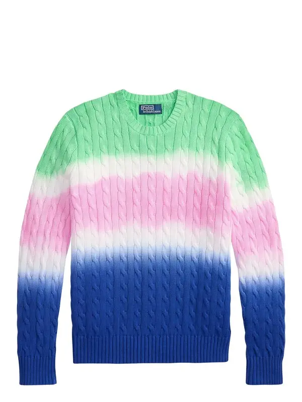 Ralph Lauren Cable-knit Crewneck Sweater - Multicolor