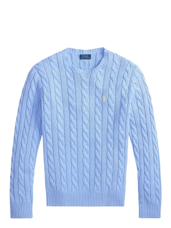 Ralph Lauren Cable-knit Crewneck Sweater - Navy