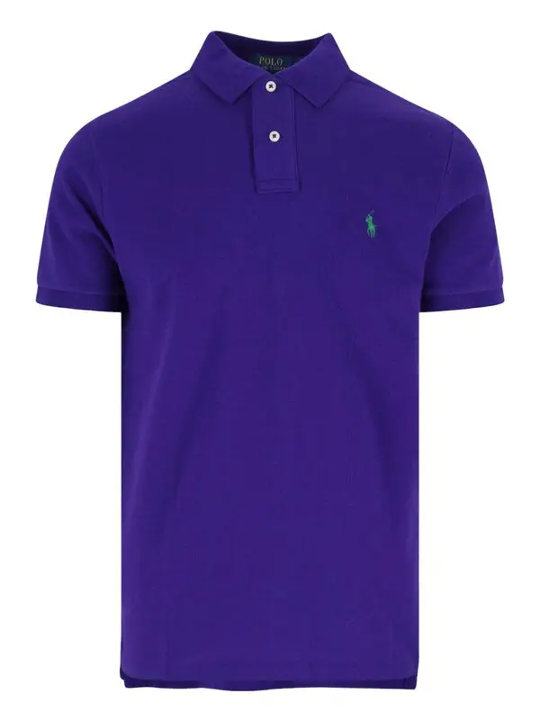 Polo Ralph Lauren Classic Fit Mesh Polo Shirt - Violet
