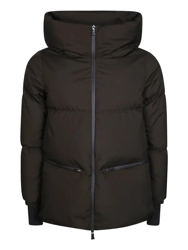 Herno Short Two-layer Puffer Jacket - Marrone