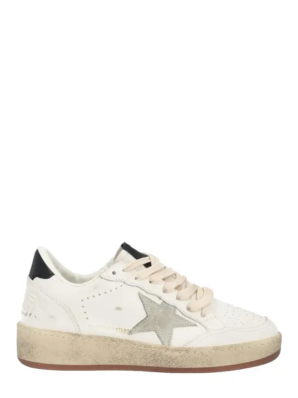 GOLDEN GOOSE Low-top Leather Sneakers - White