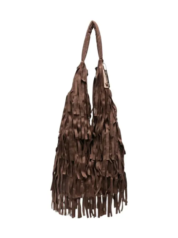 LA MILANESA Aretha Large Shoulder Bag - Brown