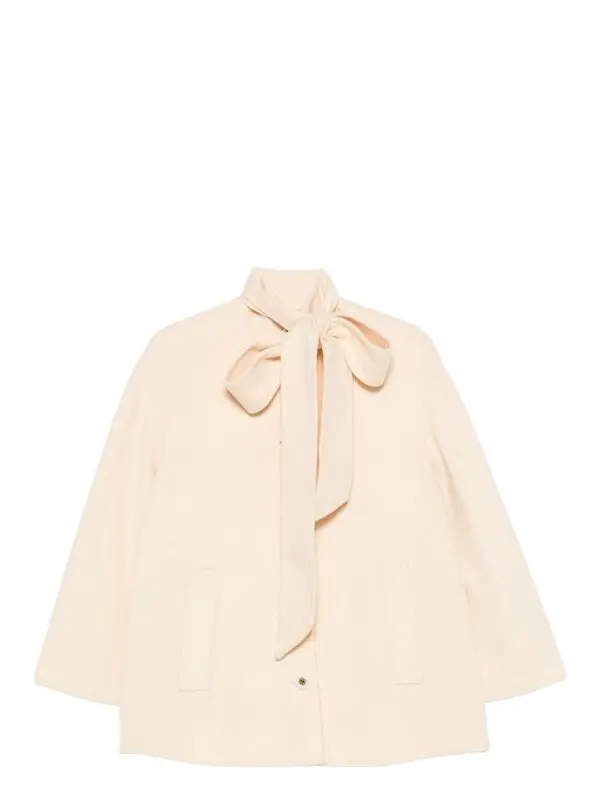 Zimmermann Valiant Wool Blend Coat - White