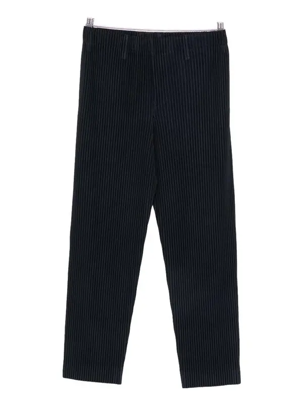 Issey Miyake Pleated Trousers - Blue