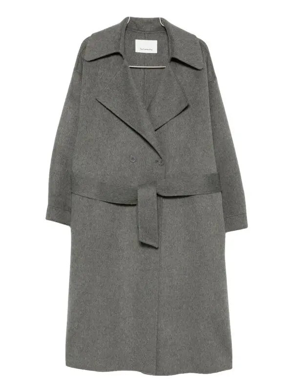 THE FRANKIE SHOP Issen Wool Blend Coat - Grey