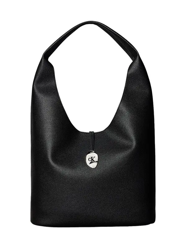 Calvin Klein Lock Large Shoulder Bag - Black