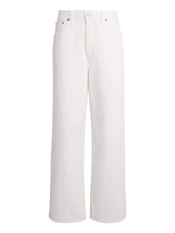 AGOLDE The Low-slung Baggy Jeans - White