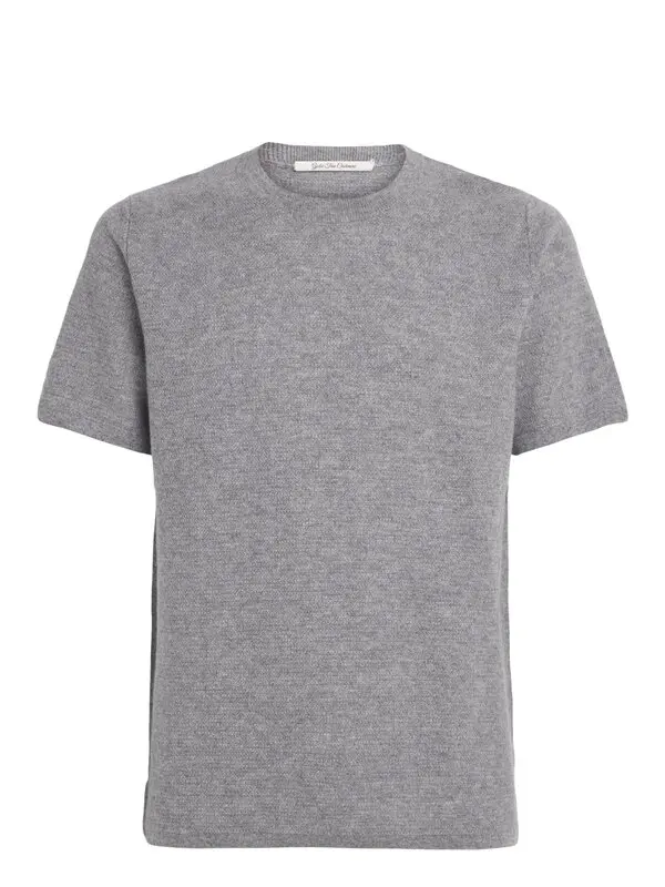 GOD'S TRUE CASHMERE Cashmere Signature T-shirt - Grey