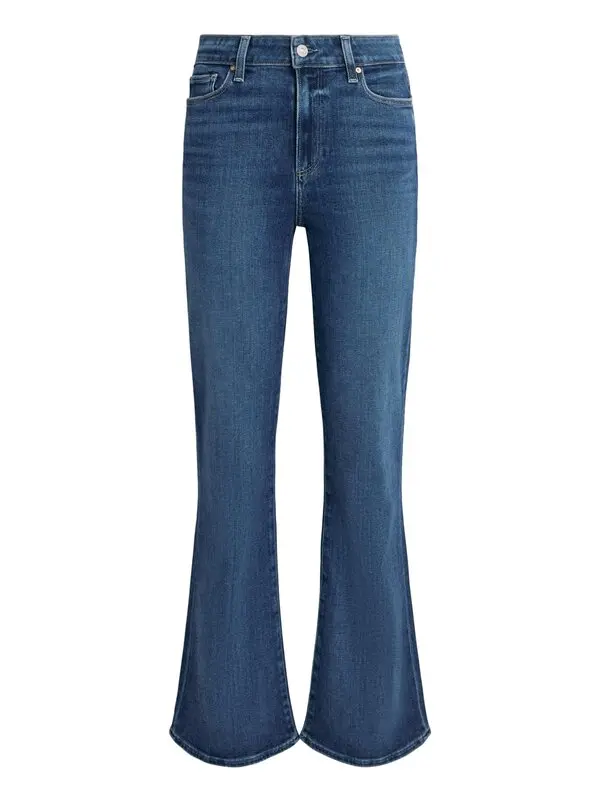 Paige Stretch Denim Laurel Canyon Jeans - Blue