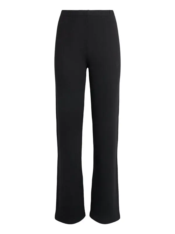 Eterne Cotton-modal Straight-leg Sweatpants - Black