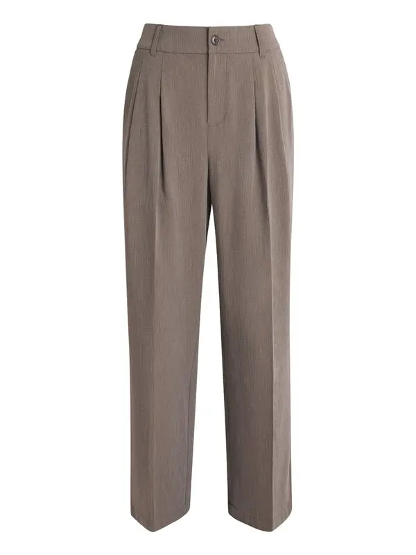 Varley Alysha Wide-leg Tailored Trousers - Brown