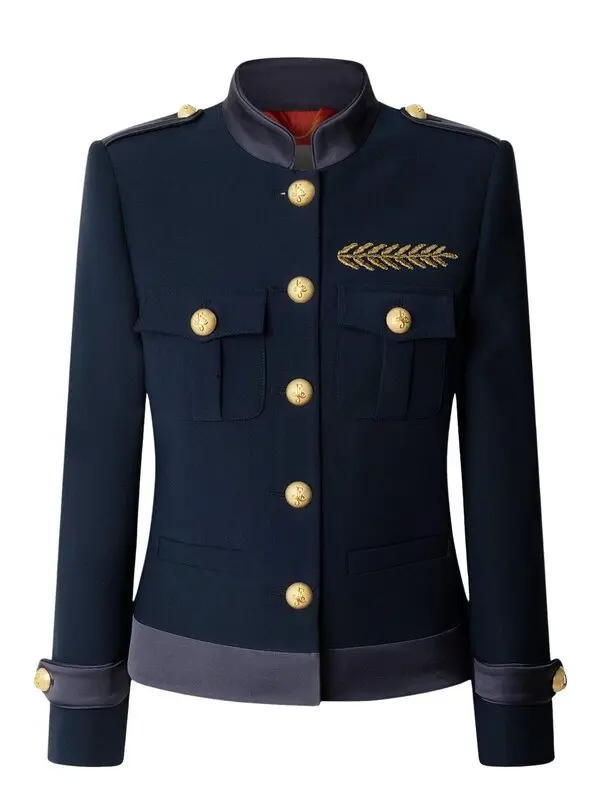 THE EXTREME COLLECTION Ilva Star Military Jacket - Blue
