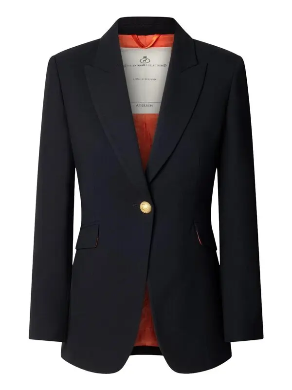 THE EXTREME COLLECTION Atelier Single-button Tailored Blazer - Black