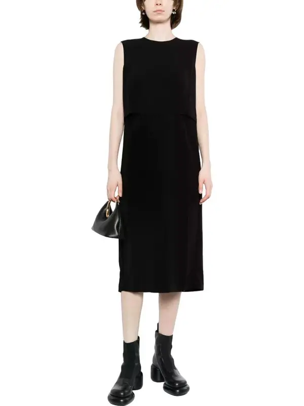 JNBY Waist Cutout Midi Dress - Black