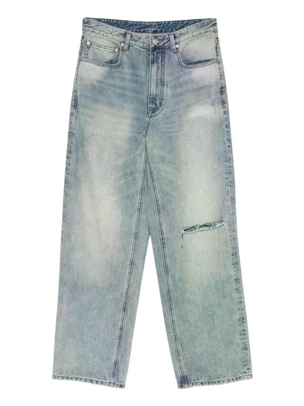 LESS Cut-out Jeans - Blue