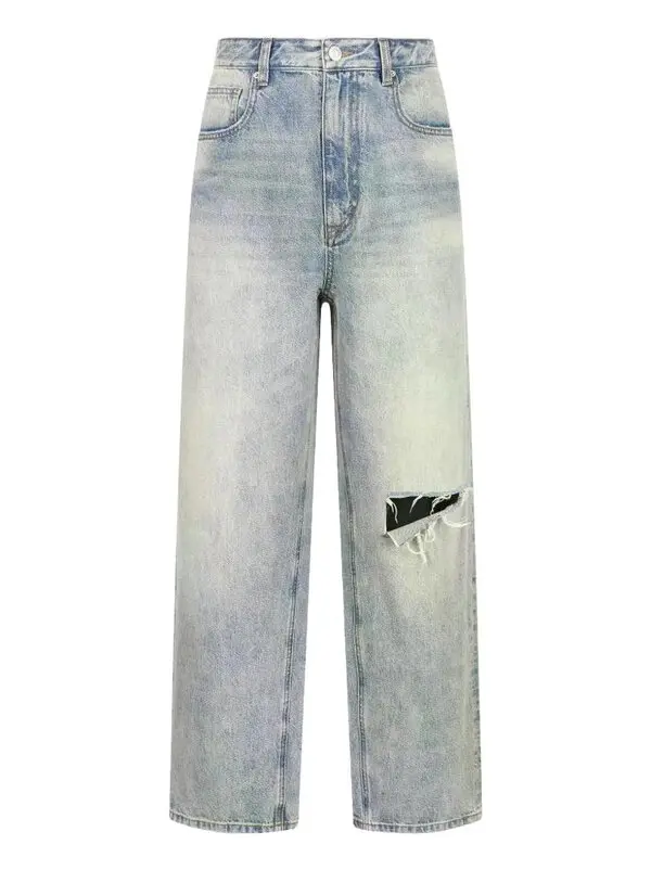 LESS Cut-out Jeans - Blue