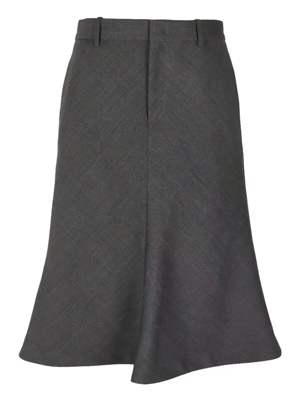 JNBY Flared Midi Skirt - Grey