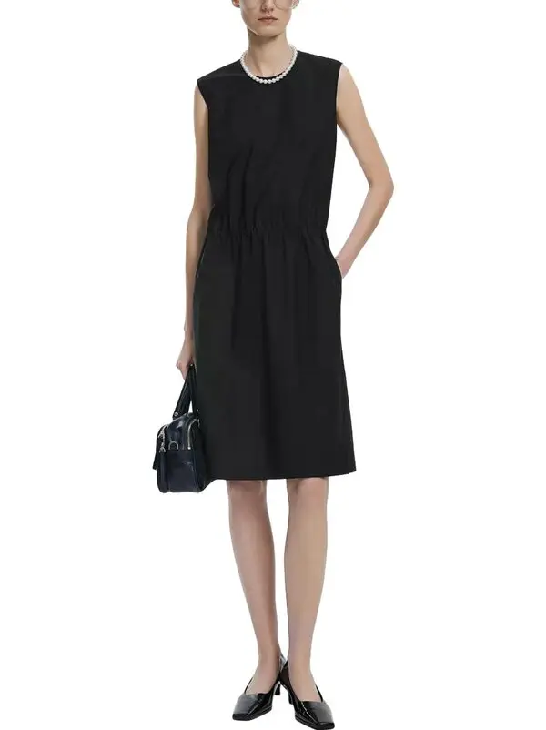 JNBY Sleeveless Round Neck Mini Dress - Black