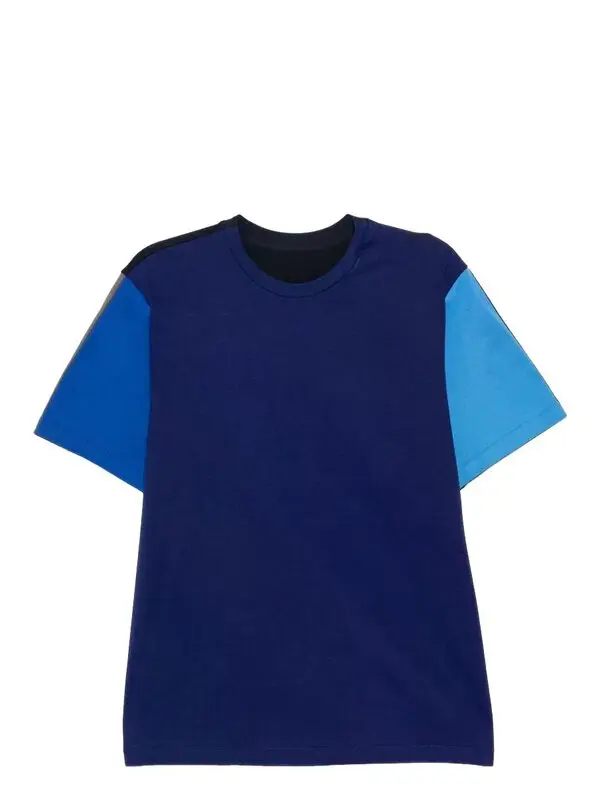 JNBY Colour-block Short-sleeve T-shirt - Blue
