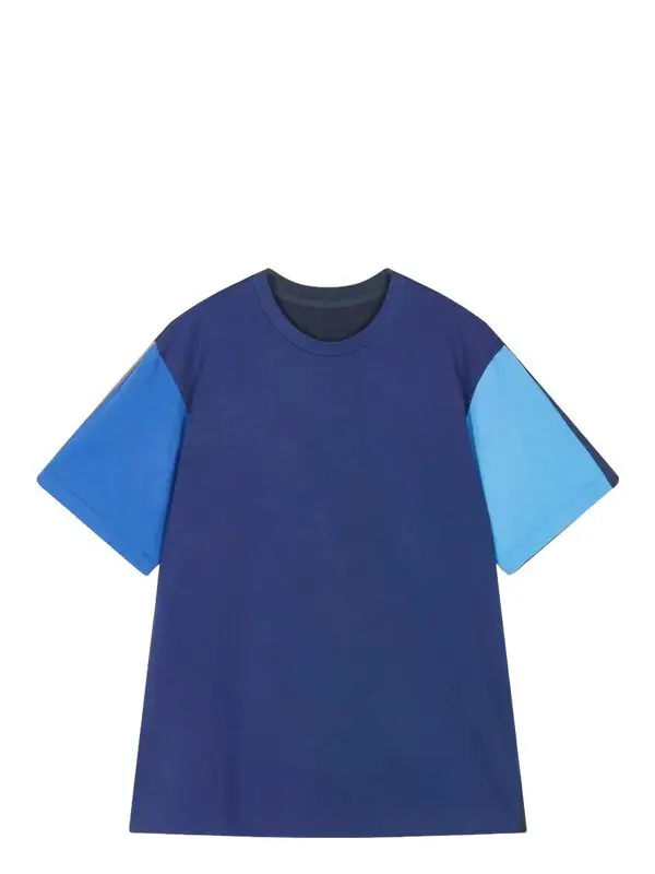 JNBY Color-block Short-sleeve T-shirt - Blue