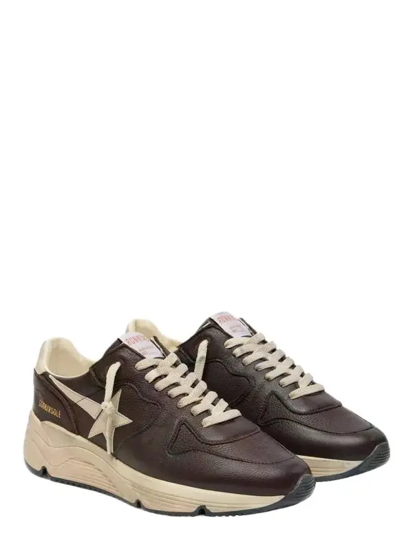 GOLDEN GOOSE Running Sole Sneakers - Brown