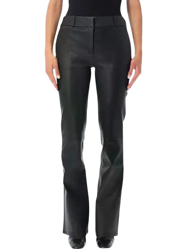 ARMA Lucia Leather Trousers - Black
