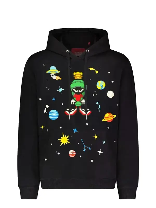 MOSTLY HEARD RARELY SEEN 8-BIT Graphic Print Hoodie - Black