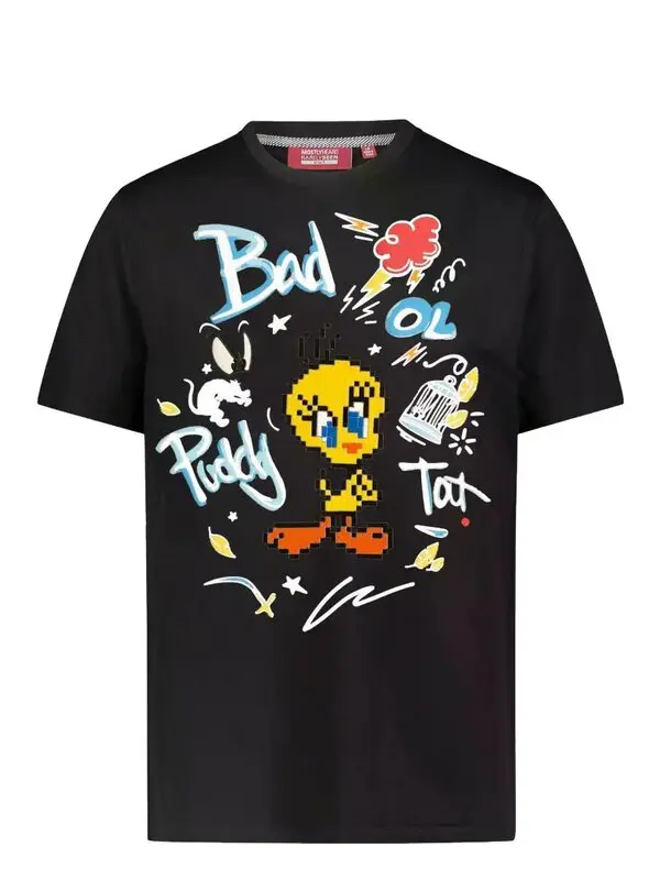 MOSTLY HEARD RARELY SEEN 8-BIT Printed T-shirt - Black