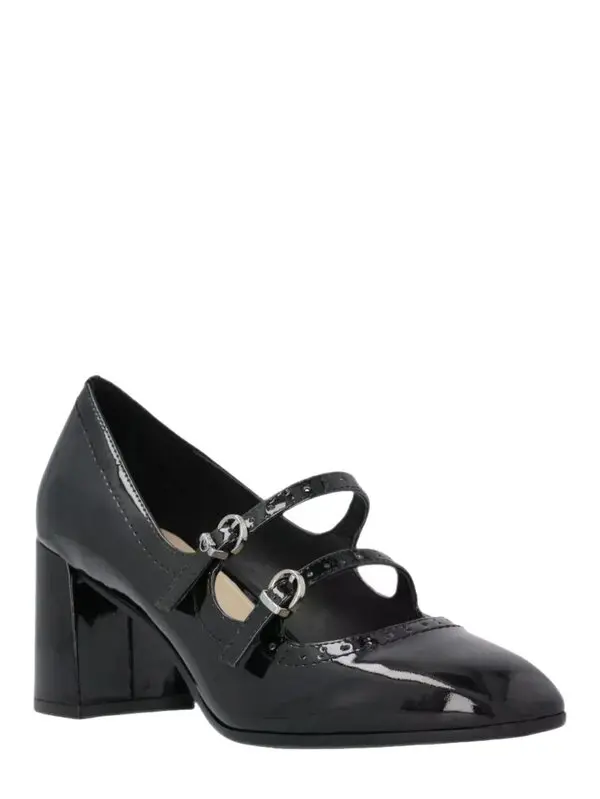 Pinko Patent Leather Brogue Detail Pumps - Black