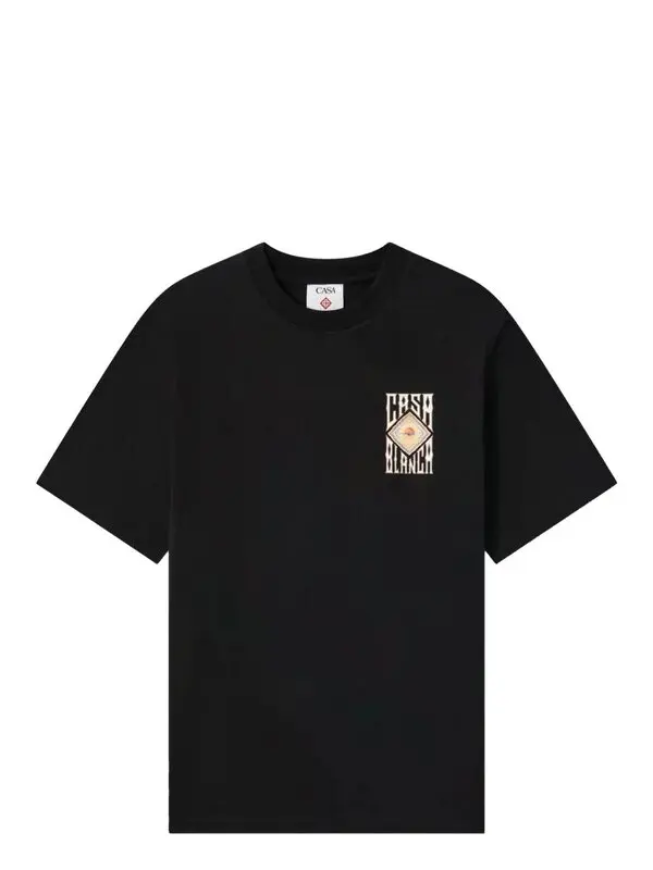 Casablanca Hermons Mirage Short Sleeve T-shirt - Black