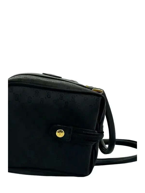 Gucci 20th Century Microguccissima Coated Canvas Handbag - Black