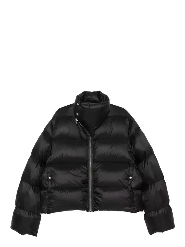 Rick Owens High-neck Padded Jacket - Black