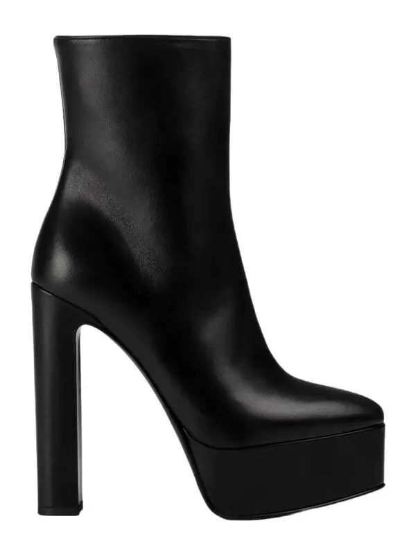 LE SILLA Nora Platform Ankle Boots - Black
