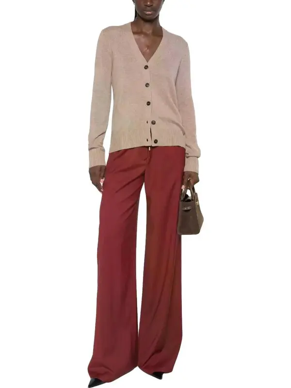 Max Mara Palazzo Pants - Red