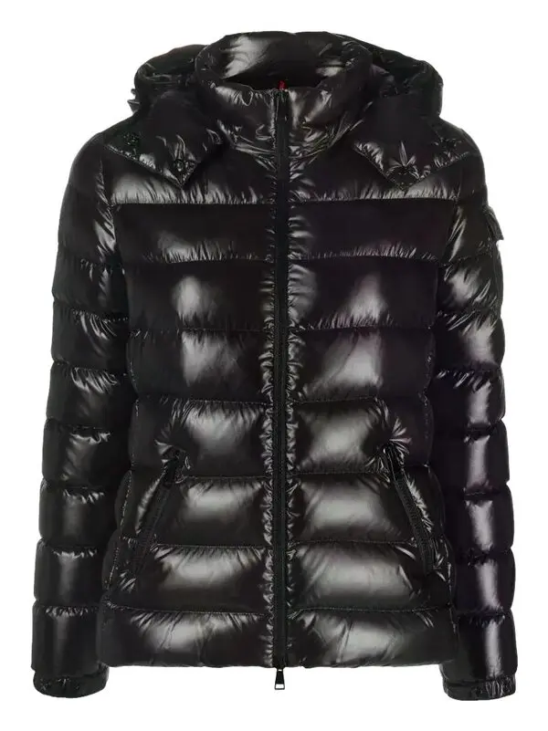 Moncler Bady Short Down Jacket With Detachable Hood - Black
