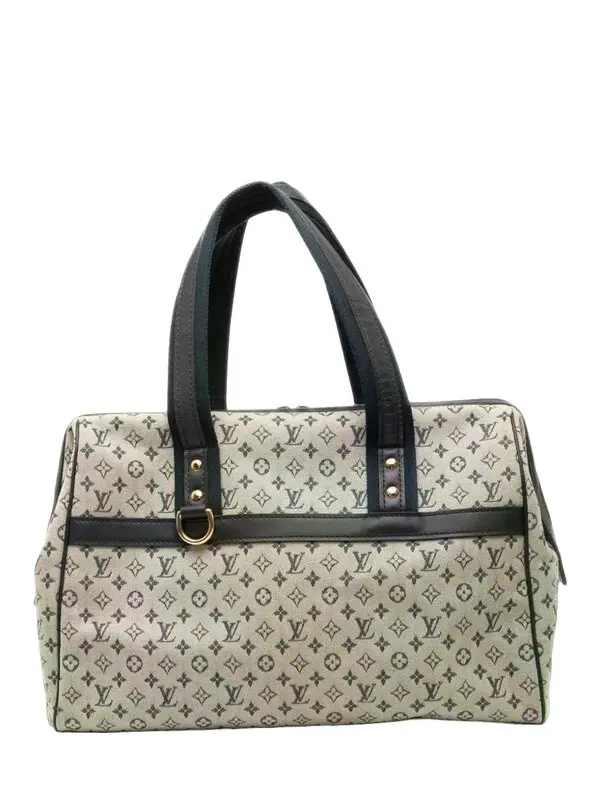 LOUIS VUITTON Monogram Mini Lin Josephine Gm Handbag - Grey