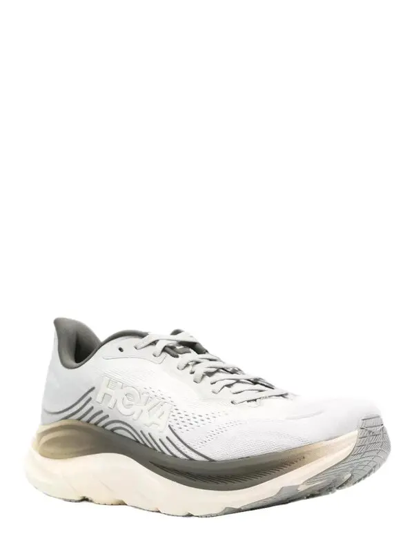 HOKA® Clifton Logo-patch Sneakers - Grey