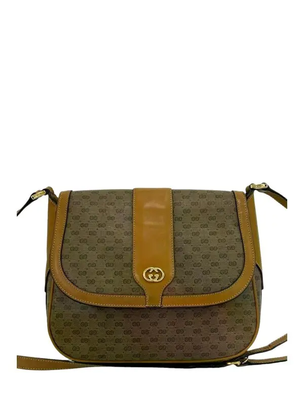Gucci Micro Gg Supreme Crossbody Bag - Neutrals