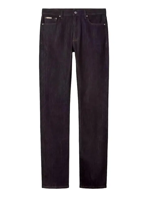 Calvin Klein Patch Straight-leg Jeans - Blue